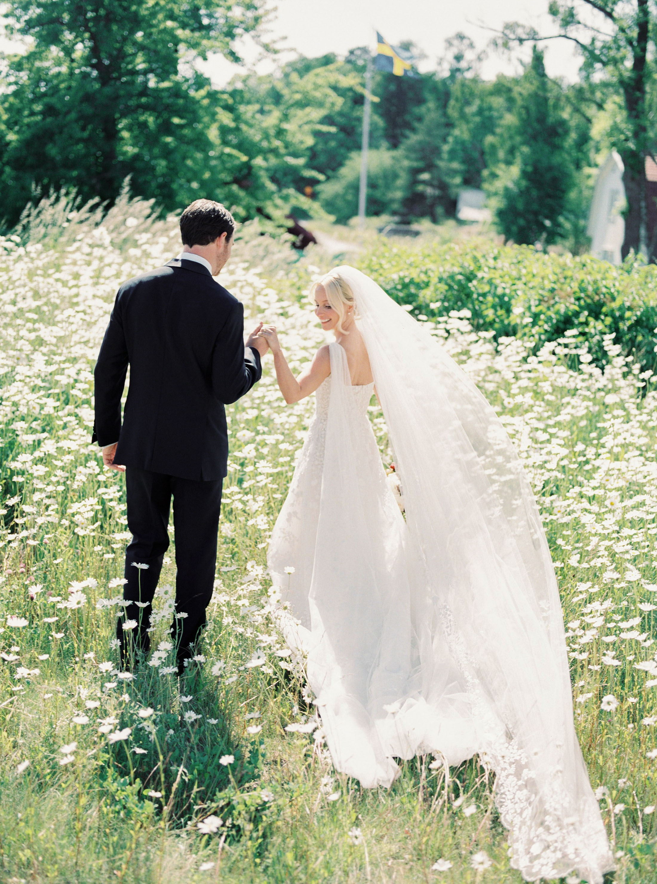 A Whimsical Midsummer Wedding in the Swedish Countryside - Magnolia Rouge